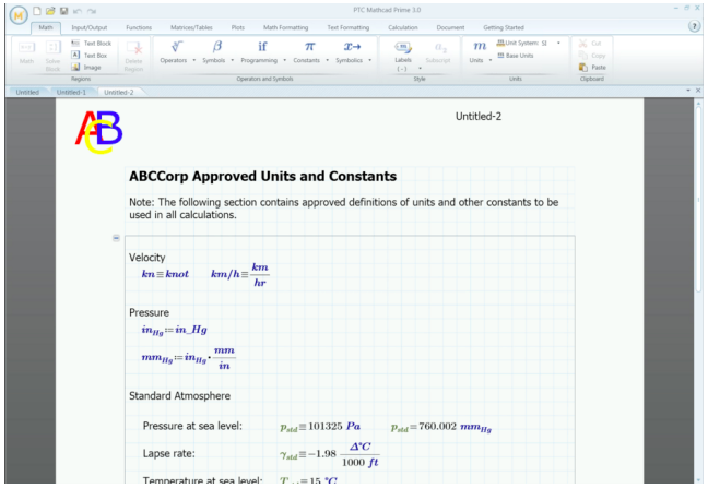 How to add templates to your Mathcad Prime 3.0 worksheets