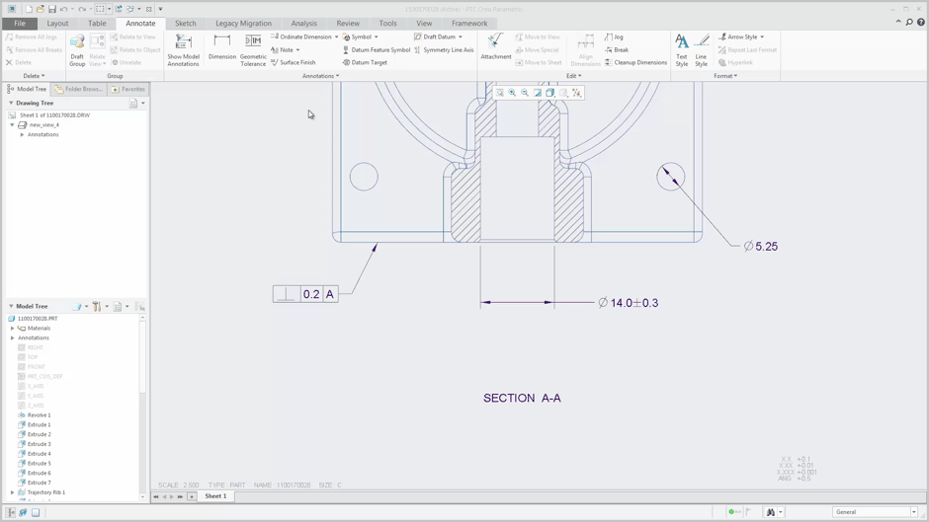 How Can Creo 4.0 Improve Your 2D Drawing Annotations?
