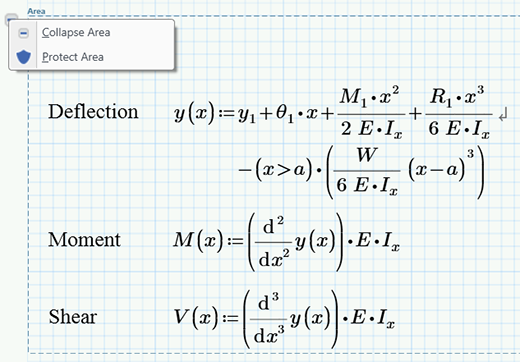 Mathcad Engineering Calculations
